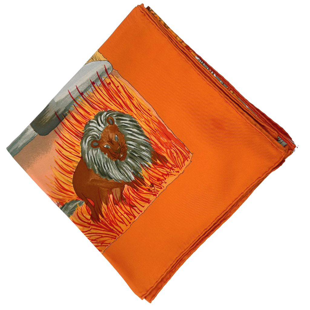 Hermes Silk Scarf Nuba Mountain – Chic Consignment LLC